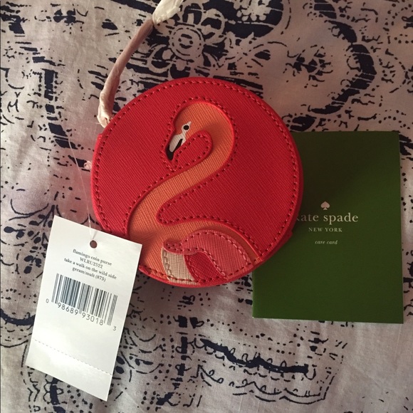 kate spade | Bags | Brand New Kate Spade Flamingo Change Purse | Poshmark